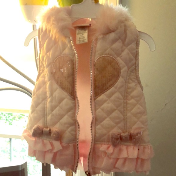 Little Lass | Jackets & Coats | Pink Winter Vest | Poshmark